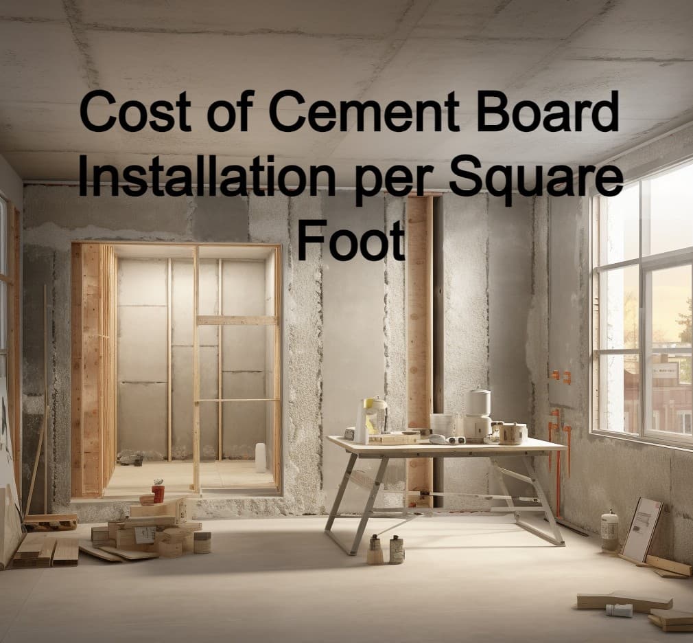 Cost Of Cement Board Installation Per Square Foot Myproducts Homes